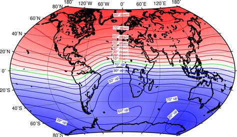 Geomagnetic Latitude Map Twila Marjorie