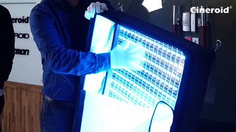 Cineroid Jupiter 500w And 1000w Large Rollable Led Rgbww Light Panels