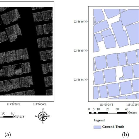 Building Extraction Results A Extracted Building Footprints B