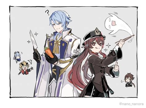 Zhongli Hu Tao Kamisato Ayaka Thoma And Kamisato Ayato Genshin