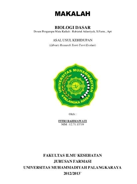 √ Cover Makalah Pengertian Format Dan Contoh Lengkap