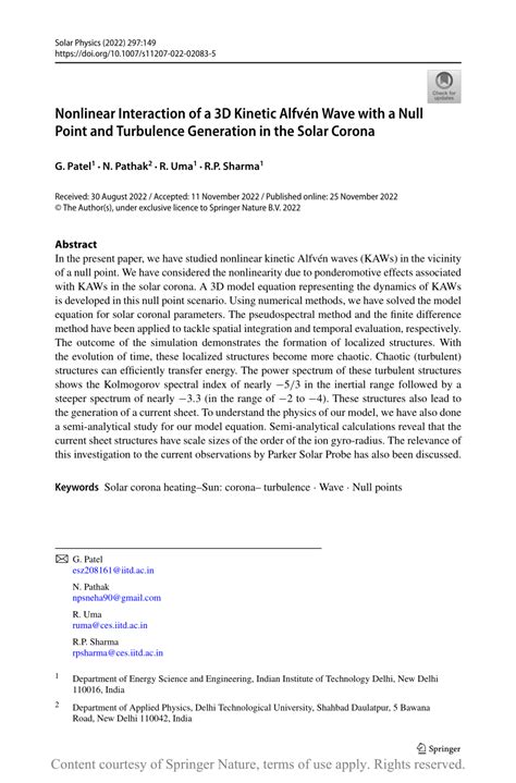 Nonlinear Interaction Of A 3d Kinetic Alfvén Wave With A Null Point And