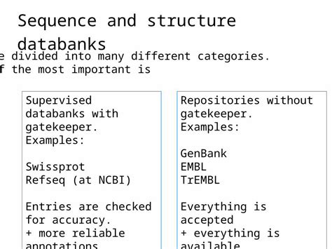 Ppt Sequence And Structure Databanks Dokumentips