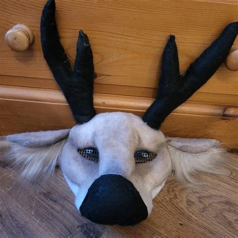 Therian Deer Mask Etsy