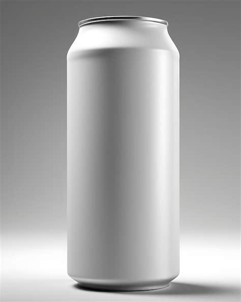 Blank Can Bottle Mockup Premium Ai Generated Image
