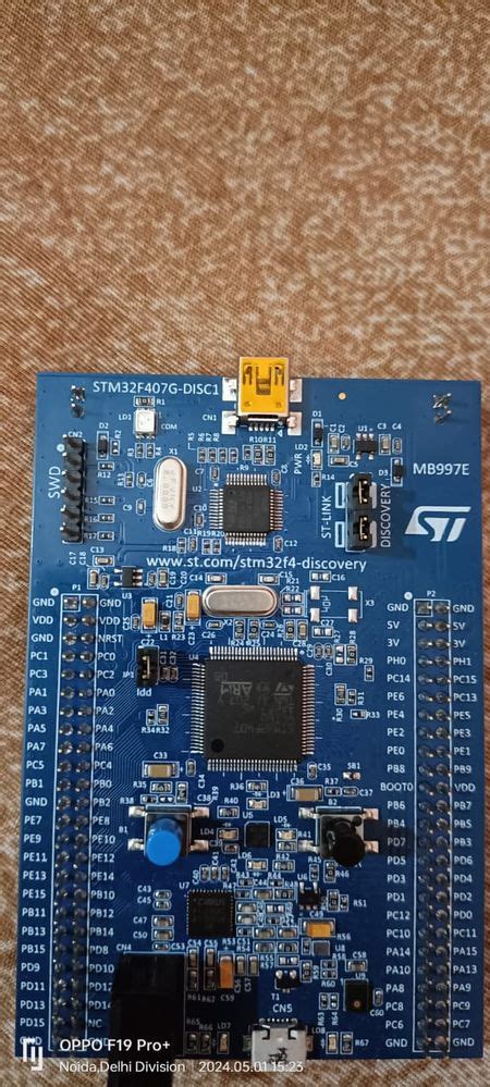 Stm32l Discovery Weird Blinking On Ld1 Stmicroelectronics Community