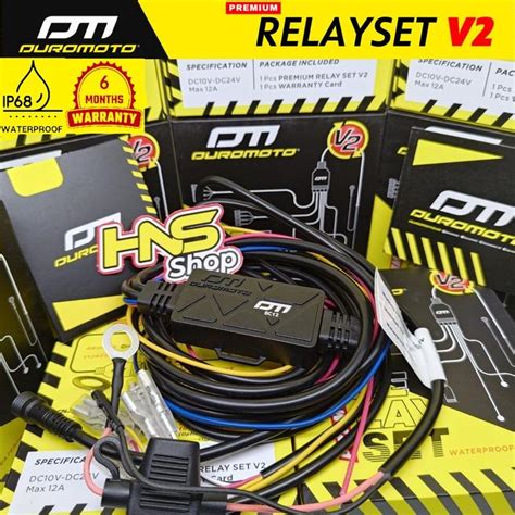 Promo Relay Set Duromoto Relay Set Motor Mobil Relay Set Lampu