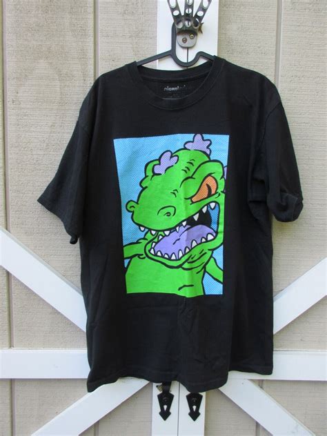 Nickelodeon Rugrats Reptar Black Men S Vintage Retro Gem