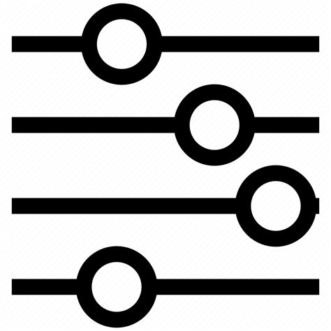 Equalizer Button Music App Setting Volume Icon Download On Iconfinder