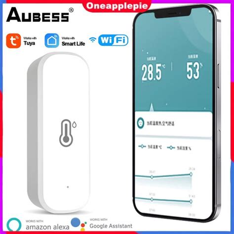 Oneapplepie Tuya เซนเซอรวดอณหภมความชนอจฉรยะ Wi Fi ตรวจสอบ