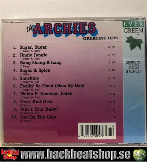The Archies Greatest Hits Köp Från Backbeat På Tradera 547870042