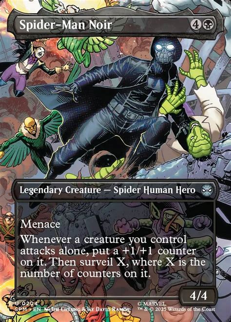 Spider Man Noir · Marvels Spider Man Spm 67 · Scryfall Magic The Gathering Search