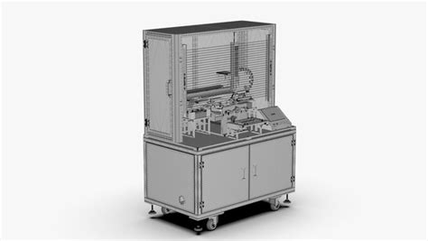 Semi Automatic Turning Machine 3d Model Turbosquid 2011259