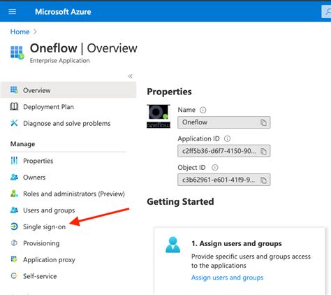 Azure Sso Setup Guide Oneflow Help Center