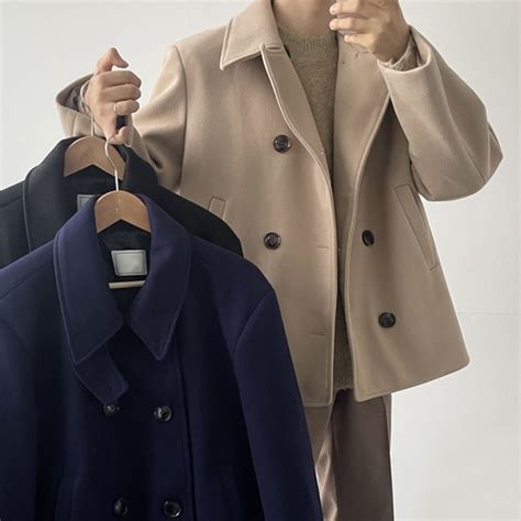 매력적인 울 소재의 남자반코트 남자피코트 추천 네이버 블로그