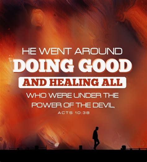 The Living — Acts 1038 Niv How God Anointed Jesus Of