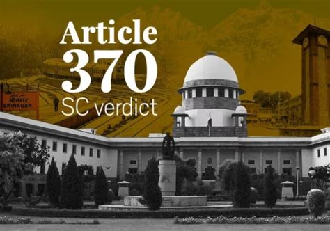 Article 370 Abrogation Upheld