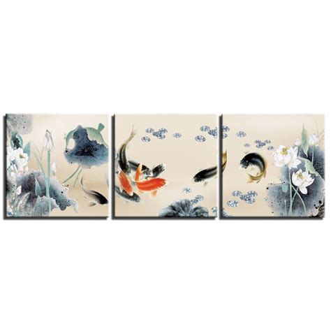 Quadro Feng Shui And Carpa Koi • Tabloide Pt