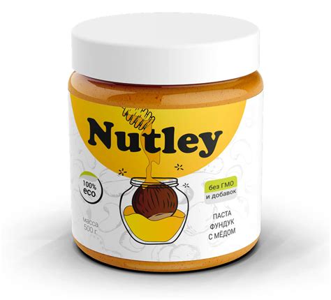 Фундуковая паста с медом 500 гр Nutley ореховая паста оптом и в