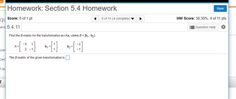 Solved Find The B Matrix For The Transformation X Rightarrow