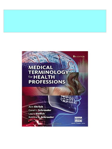 Medical Terminology For Health Professions Incomplete 8 Th Edition