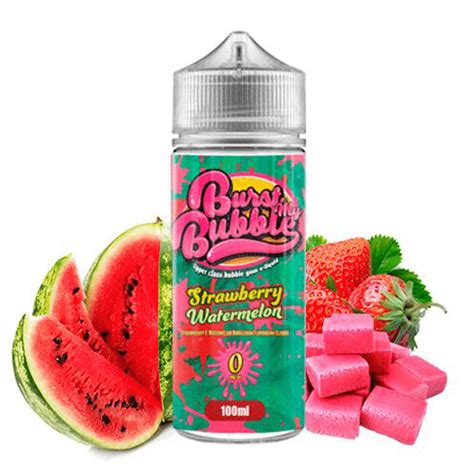 Strawberry Watermelon Burst My Bubble 100 Ml 2 Nicokit Gratis 】🏅