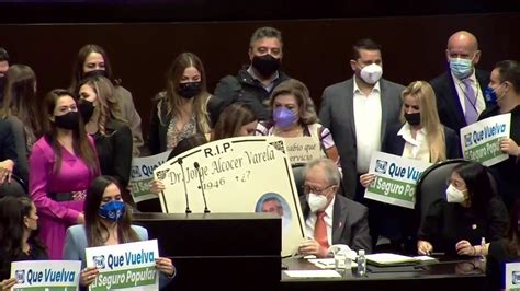 Diputados Del Pan Le Llevan ‘lápida A Jorge Alcocer Secretario De