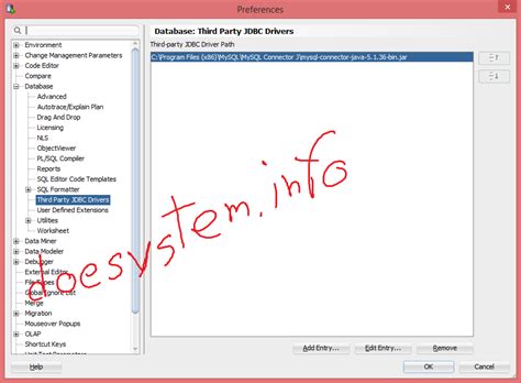 Doesystem วิธีการตั้งค่า Sql Developer ให้เชื่อมต่อ Mysql ได้โดย Third Party Jdbc Drivers