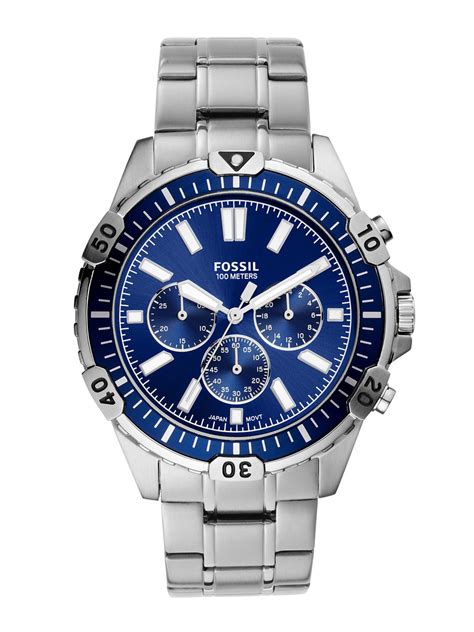 Buy Fossil Men Navy Blue Analogue Watch Fs5623 Watches For Men