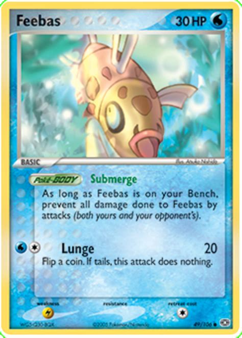 Feebas Ex Emerald 49 Pokemon Card
