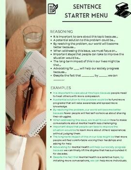Argument Writing Activity By Canva Creations TPT