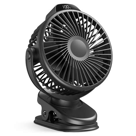 Koonie Portable Clip On Fan Small Usb Fan Battery