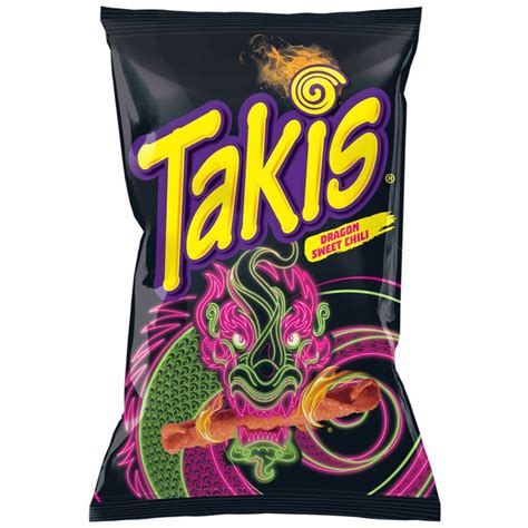 Takis Dragon Sweet Chili Feurige Würze Und Süsse Schärfe Takis