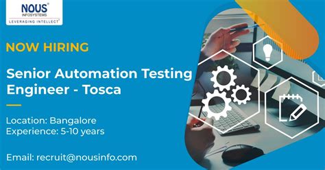 Nous Infosystems On Linkedin Hiring Testingengineer Tosca Jobhiring Recruitment Hiring2023…