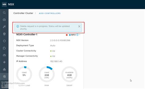 Unable To Delete NSX T Controller Node Technology Blogs Primarily Focusing On Virtualization