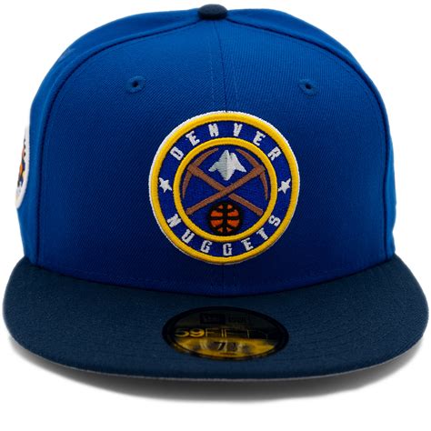 New Era Denver Nuggets 59fifty Fitted Hat Magnet Blue Ocean Cool Js Miami Online