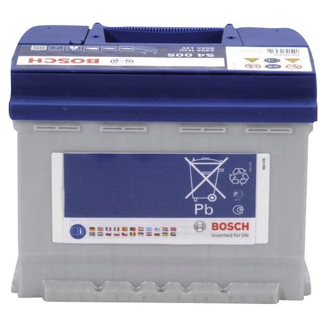 BOSCH Starterbatterie, BOSCH silver, 12V 60 Ah A540 S4 KSN S4 005 ...