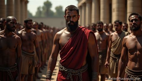Ancient Rome Slave Auction Stable Diffusion Online