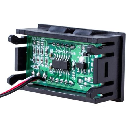Mini Voltímetro Digital Com Bateria De Teste Test Grandado