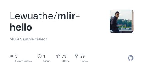Github Lewuathemlir Hello Mlir Sample Dialect