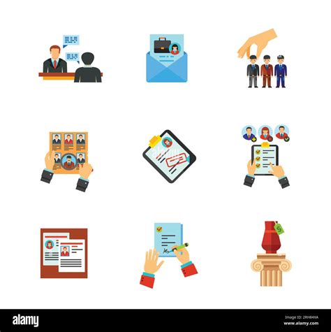 Recruitment Icon Set Stock Vector Image And Art Alamy