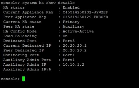 Sophos Firewall Ha Advanced Shell And Console Commands