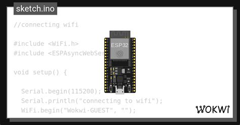 Connect Wifi Wokwi Esp32 Stm32 Arduino Simulator
