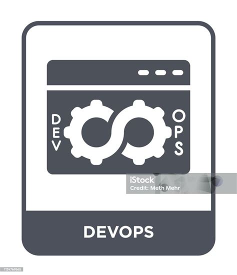 Devops 圖示向量在白色背景 Devops 時尚填充的圖示從技術集合向量圖形及更多商務圖片 商務 商標 圖示 Istock