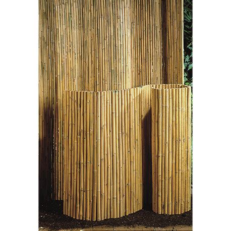 Brise Vue En Cannes De Bambou Naturel 2x1m