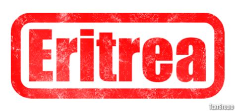 Eritrea Text Effect And Logo Design Country