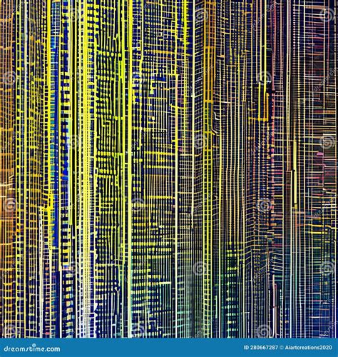 A Digital Glitch Effect Overlaying A Circuit Board Pattern Symbolizing The Intersection Of