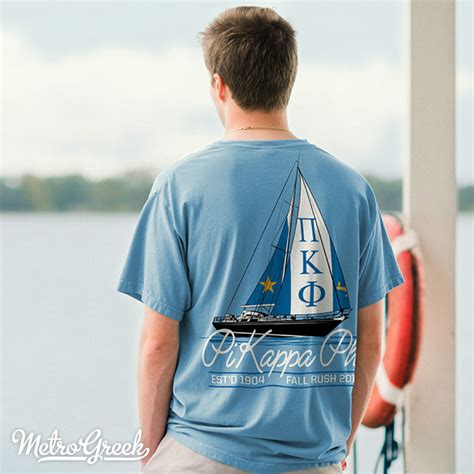 Pi Kappa Phi Rush T Shirt Metro Greek