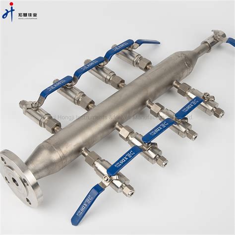 Stainless Steel Ball Valve Air Header Manifolds Compressor Distribution