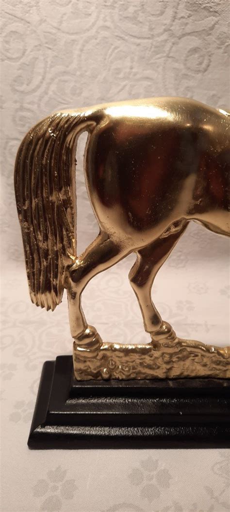 Proantic Chevaux En Bronze Doré